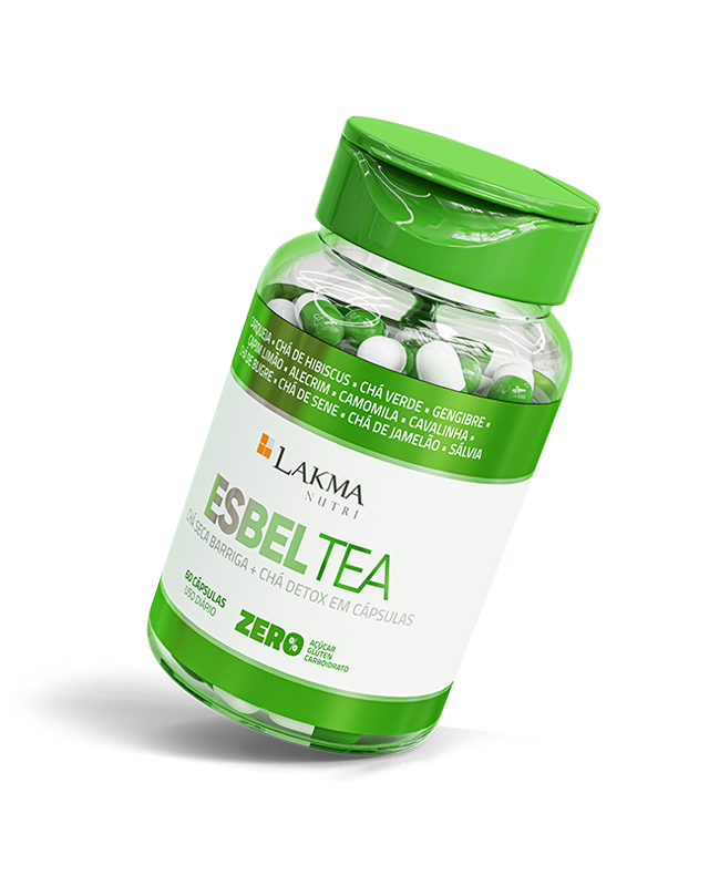 ESBELTEA CHÁ SECA BARRIGA + CHÁ DETOX EM CÁPSULAS 60un – Lakma
